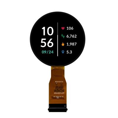 China 1.77 polegadas Round TFT LCD Display Module 30pin MIPI Interface para botões de controle à venda