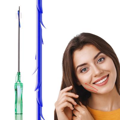 China A roda denteada sem corte PDO da agulha rosqueia o rejuvenescimento facial do colagênio cosmético da seringa de 4D W à venda