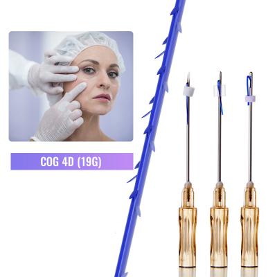 Cina pelle medica di vendita calda che stringe la linea facciale pungente di sollevamento pdo morbido del filo v di pdo del dente del fronte 4d del filo di hilos della siluetta in vendita