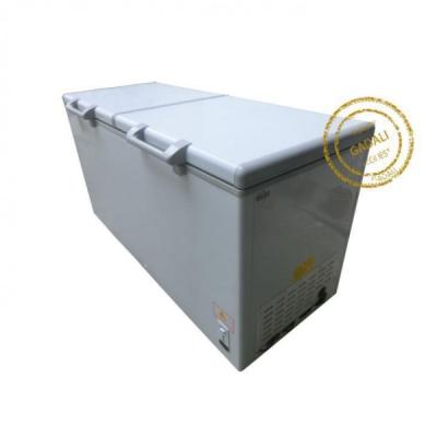 Cina grande capacità del congelatore commerciale del petto 580L con 4 ruote in vendita