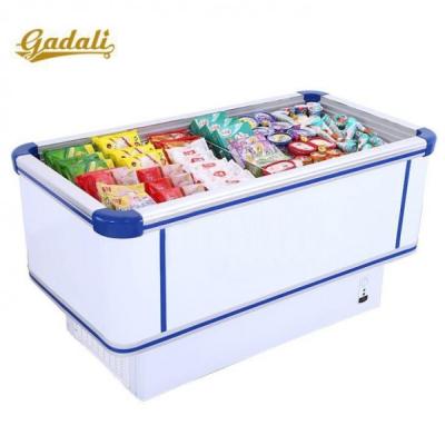Cina Attrezzatura di refrigerazione commerciale di R290a, surgelatore di vetro della cima 580L in vendita