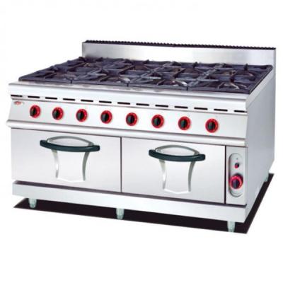 Cina Cucina a gas regolabile del bruciatore delle gambe 68.2kw 8 per la cucina in vendita