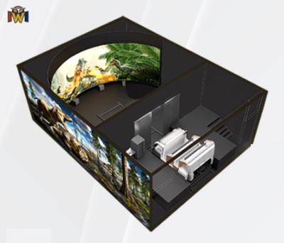 China 4D 9D Flying Theater Curved Screen Cinema für Themenparks zu verkaufen