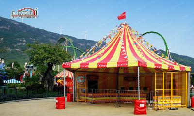 Cina Tende all'aperto variopinte di evento, tenda rotonda della tenda foranea con la copertura variopinta del tetto in vendita