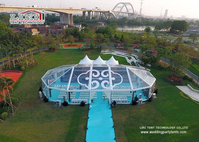 Cina Tenda di alluminio trasparente all'aperto della pagina della copertura di PVC con l'estremità laterale multi- per gli eventi in vendita