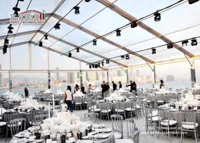 Cina Tende all'aperto di evento del chiaro tetto trasparente/capacità della tenda foranea nozze del giardino grande in vendita