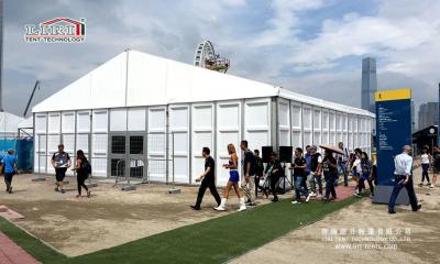 Cina le tende all'aperto di evento della struttura di alluminio 500sqm con gli ABS di vetro mura autopulente in vendita