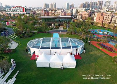 Cina Chiara tenda all'aperto della festa nuziale con le sedie ed il caricamento di vento delle Tabelle 100km/ora in vendita