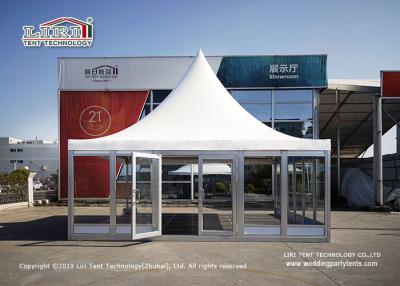 China Barraca do dossel do miradouro de 6X6M com parede de vidro e revestimento para a sala do VIP à venda