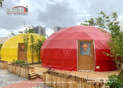 China Toevluchthotel 7x4.8m de Geodetische Tent van Ellipsoïdeglamping Te koop