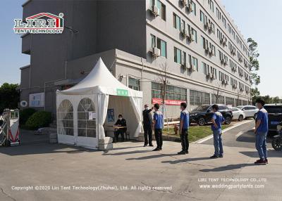China Witte pvc-Zijwand Hoge Veiligheid 8x8m Tenten van de Pagode Openluchtgebeurtenis Te koop