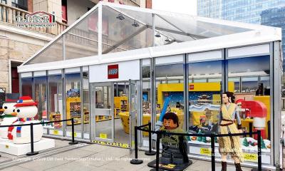 中国 650g/sqm 2.6mの明確なポリ塩化ビニール カバーが付いている屋外のでき事のテント 販売のため