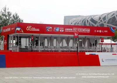 Cina Portata di alluminio della tenda 10m 12m della pagina di Liri chiara con le pareti di vetro per gli eventi all'aperto in vendita