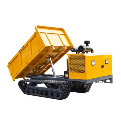 Cina Mini dumper a rotaia resistente con carico di ribaltamento da 1,2 t e potente motore da 42 kW in vendita