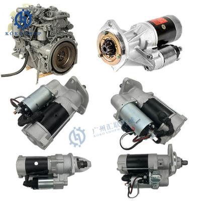 China Excavator Engine Parts Starting Motor Doosan DX225 DH300 DH280 DH290B DX60 DX150 DX170 24V 11T 6.0KW 4.5KW Starter Motor for sale