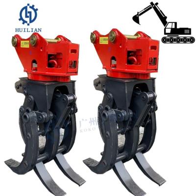 PC120 PC130 PC150 PC160 PC180 Υδραυλική περιστρεφόμενη ατσάλινη λαβή για 12 13 15 16 18 τόνους Εκσκαφέας