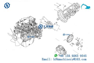 Cina Accoppiamento di azionamento del motore dell'elemento di Hyundai 11E1-1507 R210 R225LC Noize più basso in vendita