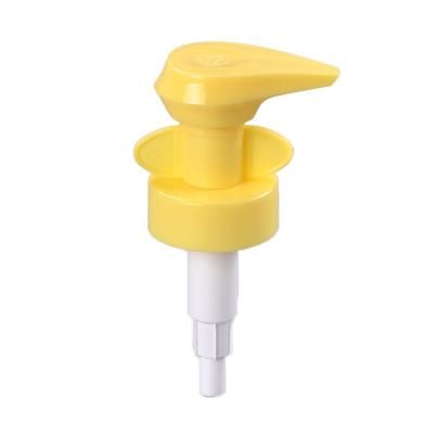 China De gele van de de Automaatpomp van de Klem Plastic Lotion Dubbele Muur met Speciaal Pomphoofd Te koop