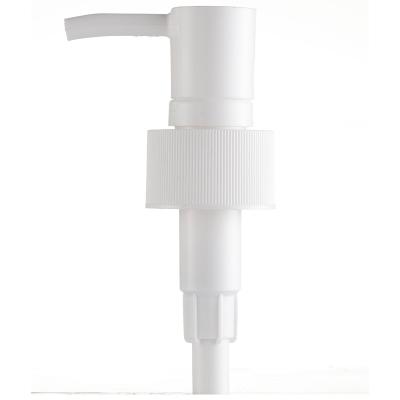 China 28/410 boca redonda de la bomba plástica de la tela a rayas para la botella del baño de lavado en venta