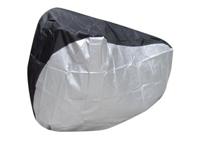 China De zilveren/Zwarte Dekking van het Fietsweer, het Universele Nylon Materiaal van de Fietsdekking 190T Te koop