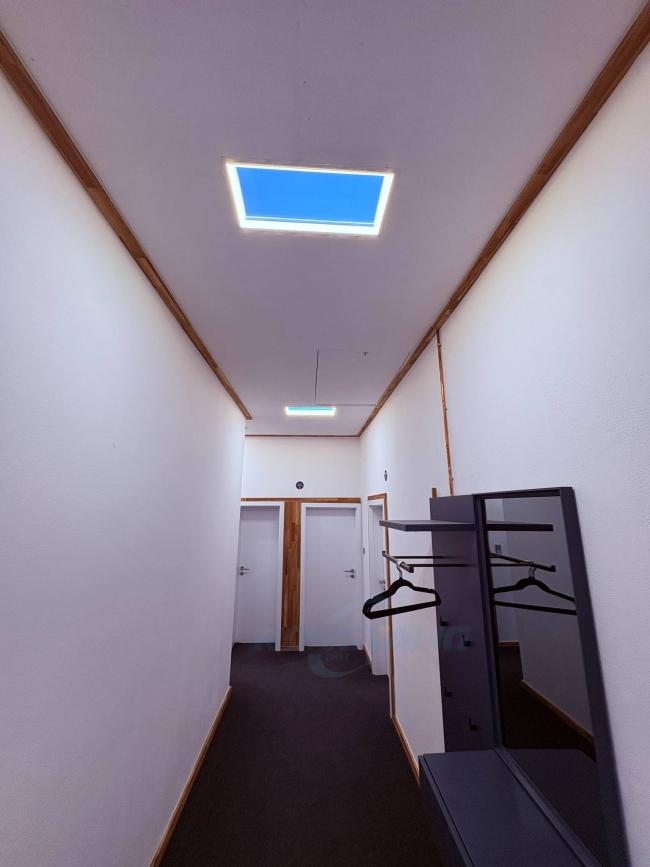 Ultra Thin 36mm Depth Fake Window Light Ceiling Circadian Rhythm Lighting App and Remote