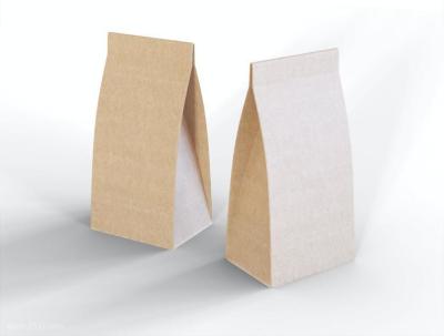 Chine Support vers le haut de film composé de sac de poche de papier d'emballage de sac pour empaqueter la poudre granulaire à vendre