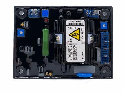 中国 Single Phase Diesel Generator Accessory AVR Automatic Voltage Regulator Black 販売のため