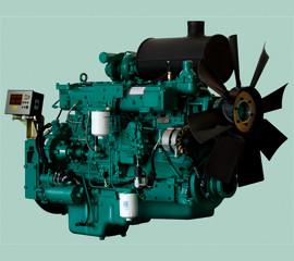 中国 海兵隊員のための 4 ストロークの縦のディーゼル発電機エンジン 150 の KW - 200 の KW 販売のため