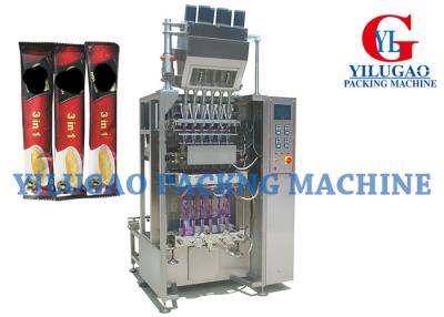 Cina 380V 50HZ 3 sincronizza la macchina imballatrice della polvere del latte/caffè di SUS 304 con il sigillamento posteriore in vendita