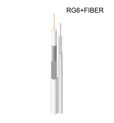 Cina Composto ibrido del cavo a fibre ottiche di RG6 FTTH G657A a coassiale in vendita
