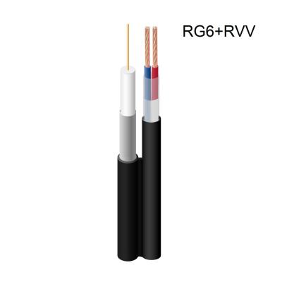 Cina Conduttore ibrido coassiale For Gigabit Internet del rame del cavo elettrico della fibra di LSZH RG6 RVV CCS in vendita