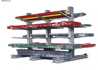 中国 スーパーマーケット片持梁パレット棚の棚付けの粉の上塗を施してある表面の容易な取付け 販売のため