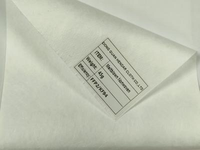 China Mask Filtration Good Thermal Insulation Filtration Efficiencies 90% 95% 99% for sale