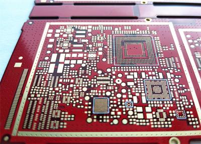 Cina Bordo a più strati del PWB Soldermask 2layer 2oz dell'oro rosso materiale di immersione di HAL FR-4 in vendita