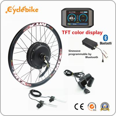Cina Corredo elettrico di conversione del motore del corredo/hub della bici di Bluetooth 72v 3000w con la batteria al litio in vendita