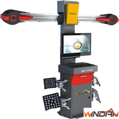 Cina 380V i Aligners diagnostici della ruota dell'attrezzatura 3D lavorano l'alta precisione a macchina nessun cavi per il camion in vendita