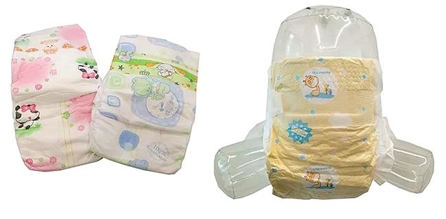 Premium quality baby diapers package display