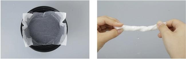 Close-up of hanging tissue paper quality