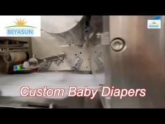 Dry Baby Diaper Disposable XL XXL Size Soft Breathable Leak Proof Print Features Super Cute Plain