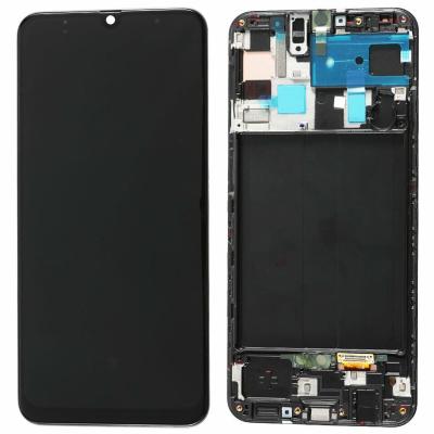 China Digitizador de la pantalla táctil del Samsung Galaxy A50 A505 OLED con el marco en venta