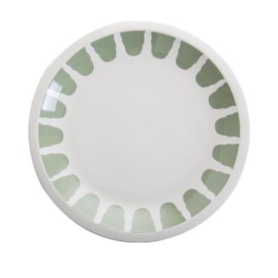 Chine Set de dîner en céramique en 16 pièces pour les ustensiles de table verts et bleus nordiques en cadeaux d'affaires à vendre