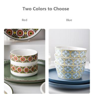 Chine Conception moderne de style de Noël Cenaire en céramique sous porcelaine glacée ensemble cadeau à vendre