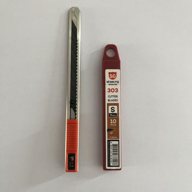 SINSEUNG 9mm Cutter Blades - High Carbon Steel Precision Cutting Tools
