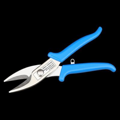 China Tesouras de hardware de 200 mm Adequadas para construção etc. Láminas de óleo Manutenção regular Ferramenta de corte de precisão para tarefas pesadas à venda