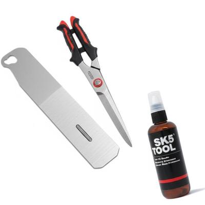 China Lâminas de aço de alto carbono SK5 Tesoura de hardware SB101 e óleo para ferramentas A manutenção regular das lâminas prolonga o desempenho da lâmina à venda