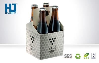 China Caja de papel dura modificada para requisitos particulares de la caja de presentación de la cartulina de 4 bolsillos para la cerveza en venta