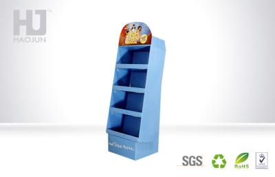 Cina Esposizione pieghevole del pallet del cartone ondulato di POP per di Music Box dello studente in vendita