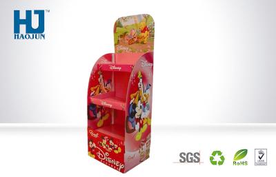 Cina Scaffale di esposizione pieghevole su ordinazione del pallet del cartone del fumetto per l'annuncio o la promozione in vendita