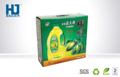 Cina Piccolo contenitore di regalo italiano della carta di imballaggio del cartone ondulato dell'olio d'oliva con la maniglia in vendita