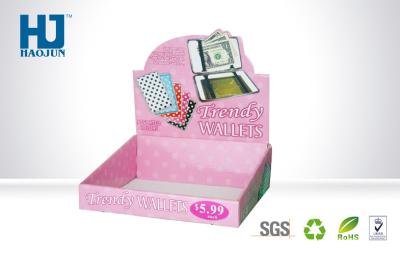 China Rosa de papel plegable de la caja de presentación de la cartulina con las carteras de Frendy del caramelo en venta